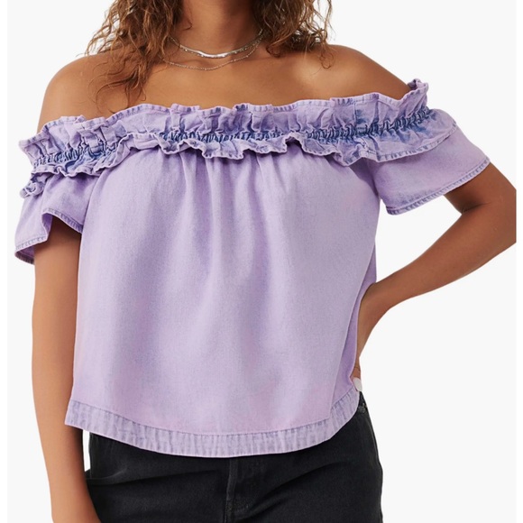 Free People | Tops | Free People Maxine Off The Shoulder Top | Poshmark